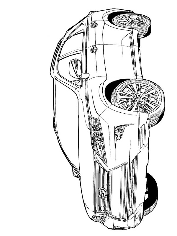 Lexus Car Coloring Pages Coloring Pages